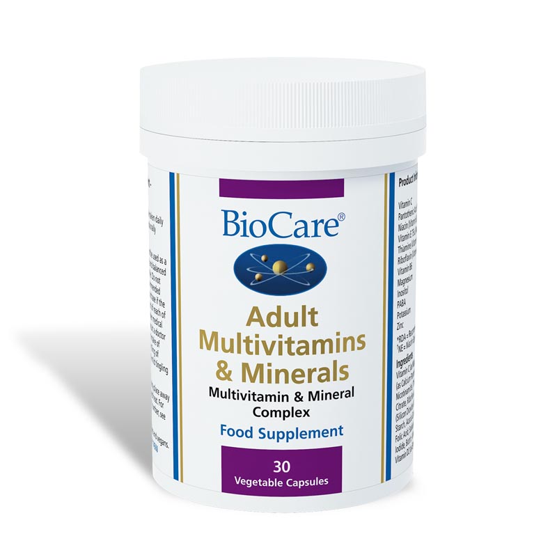 BioCare Adult Multivitamins & Minerals capsules - Supplement Warehouse
