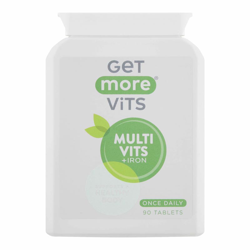 Get More Vits Multi Vits + Iron 90Tabs - Supplement Warehouse