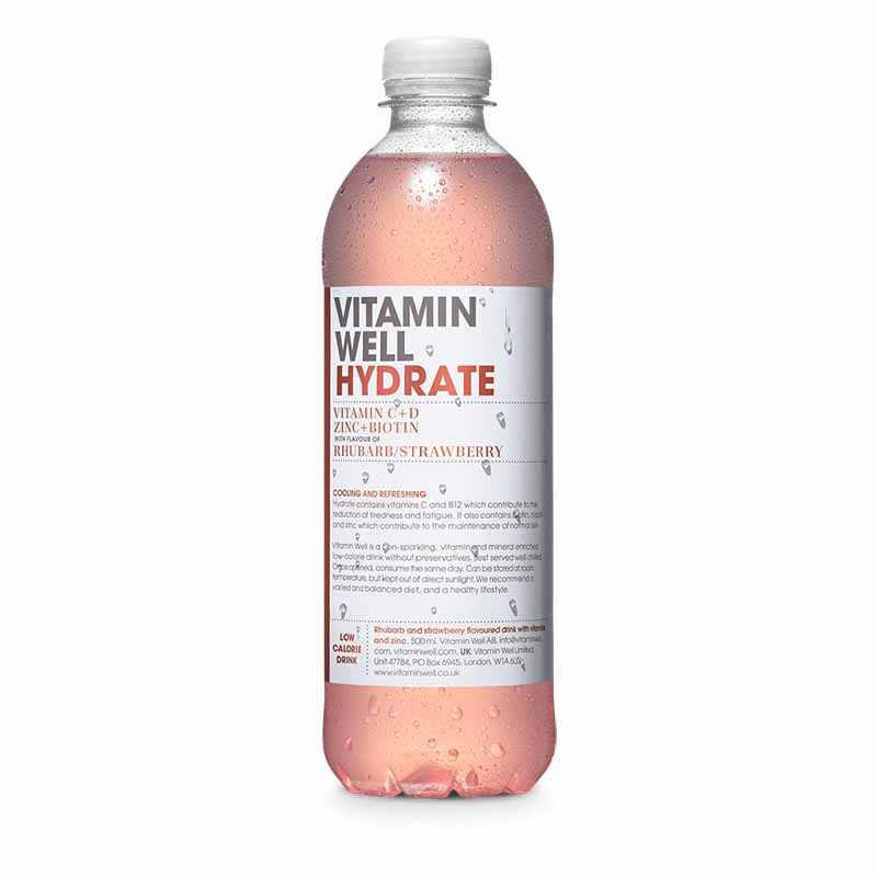 Vitamin Well Hydrate Drink 12x500ml - Supplement Warehouse