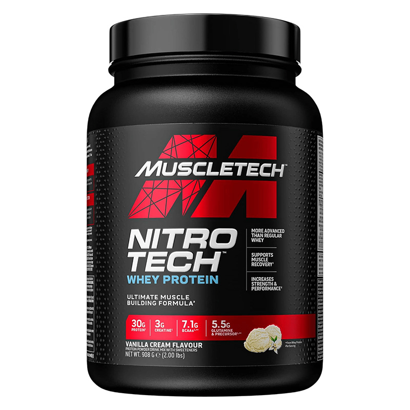 Muscletech Nitro Tech Whey Protein 1.8kg - Supplement Warehouse